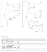 Bracket Feet & Toe Kick Cutouts - Keystone Wood Specialties
