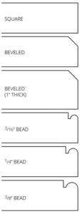 Face Frame Framing Beads - Keystone Wood Specialties