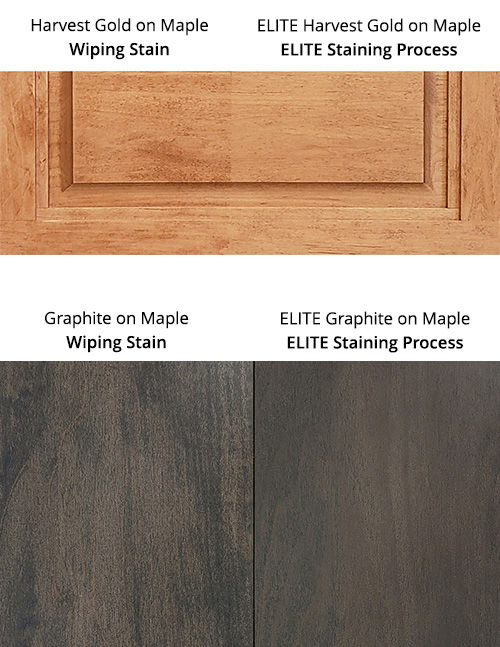 ELITE Stains on Maple - Keystone Wood Specialties
